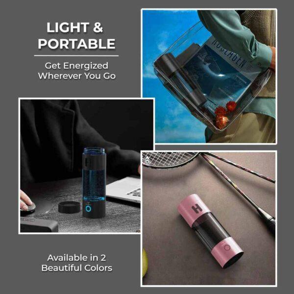 ZYNAFLO H2-Pro Hydrogen Water Bottle Generator